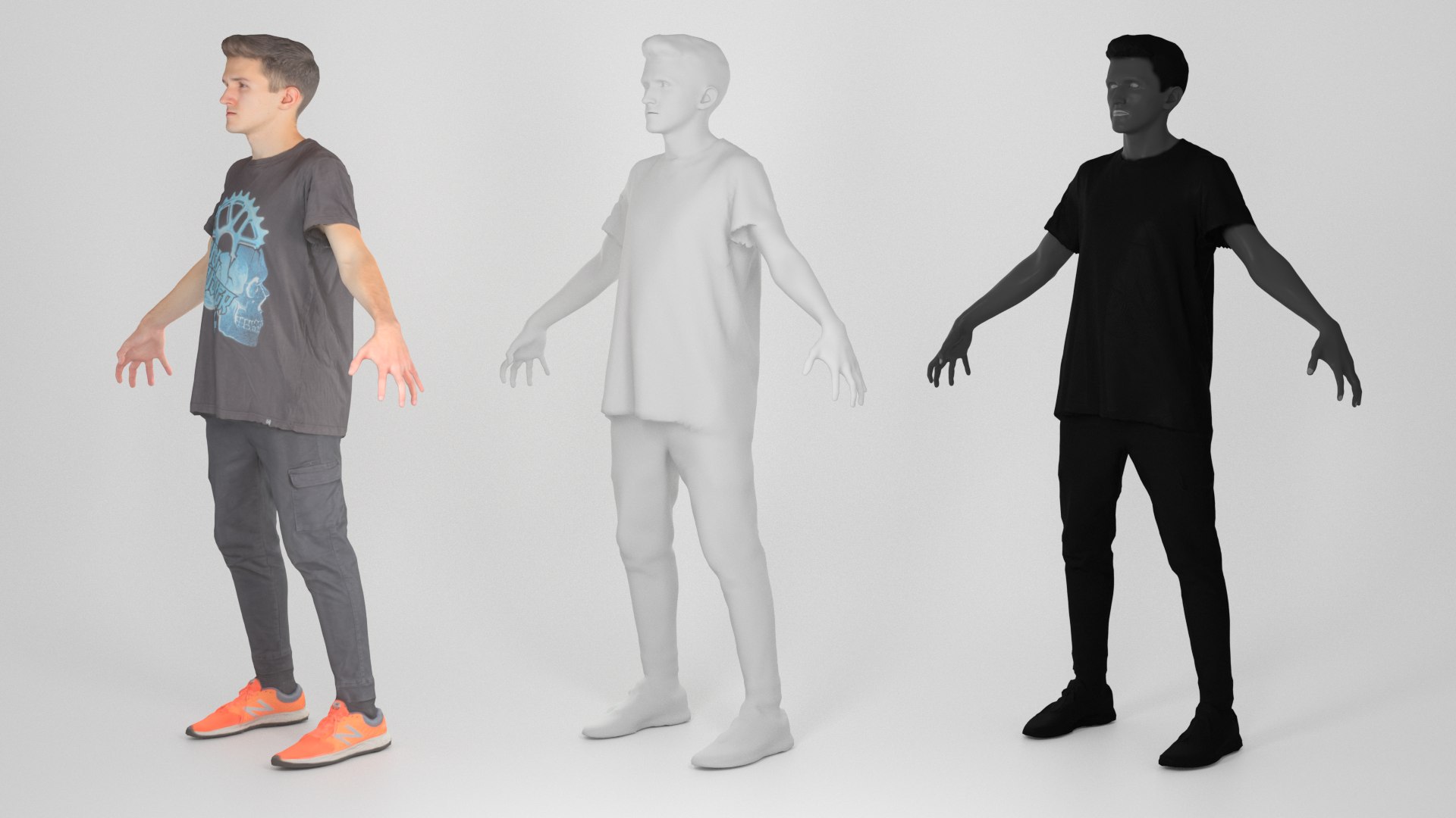 Scanned animation ready human 3D model - TurboSquid 1581494