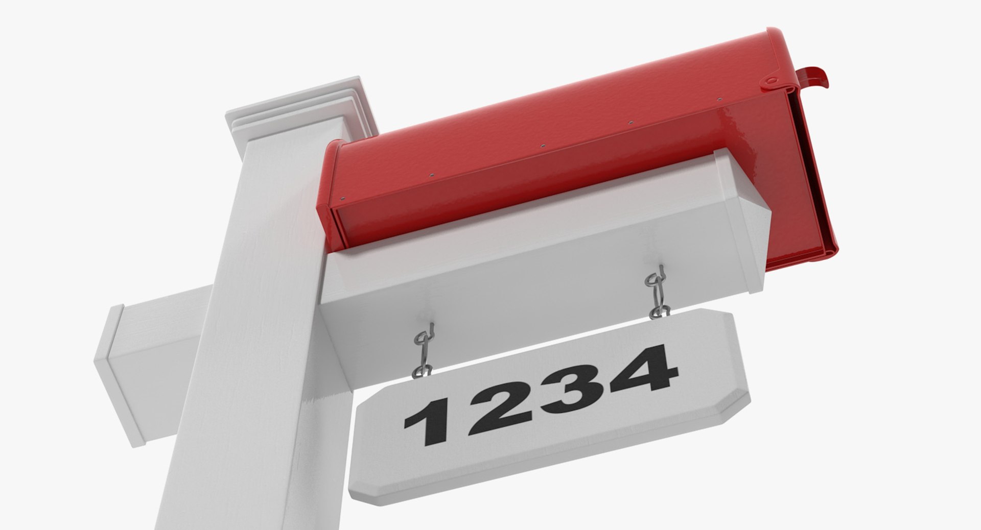 Mailboxes 2 Mail Box 3D Model - TurboSquid 1420473