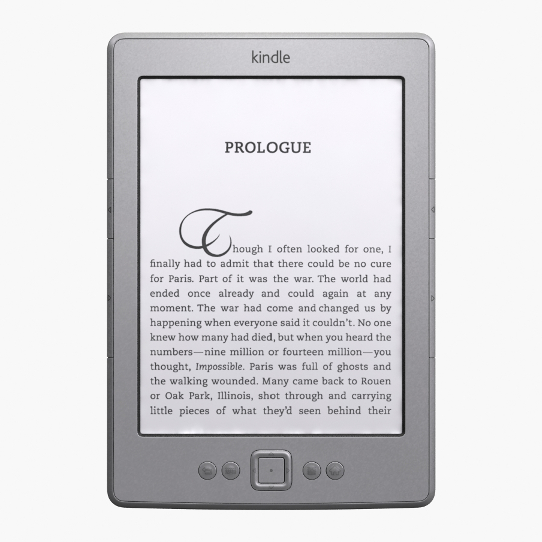 3d Amazon Kindle Model