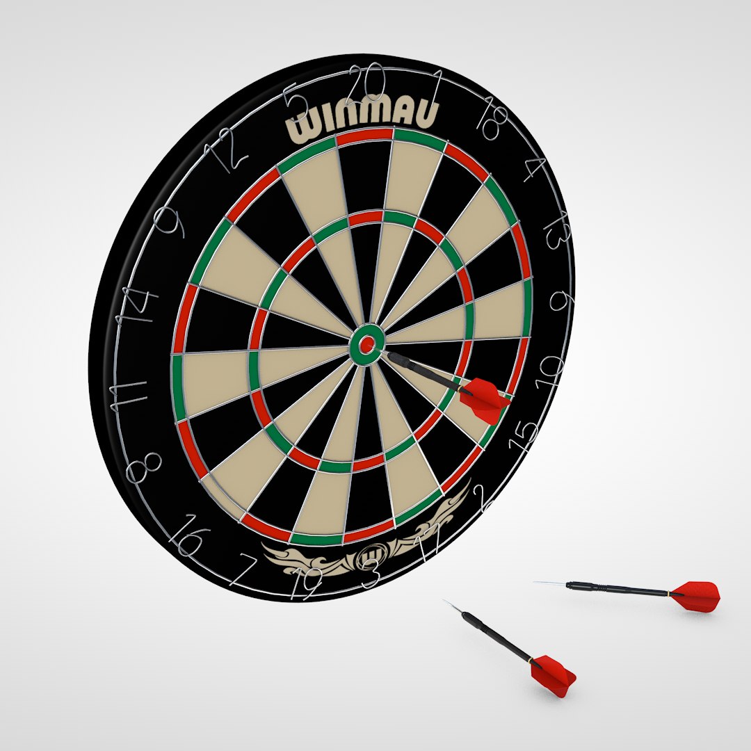 Dartboard Dart C4d