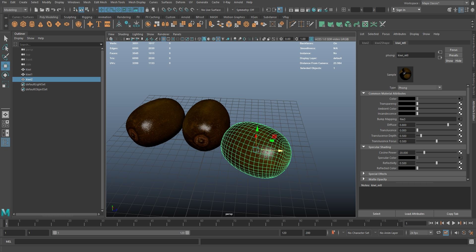 Kiwi Fruit AR VR 3D Model - TurboSquid 2002198