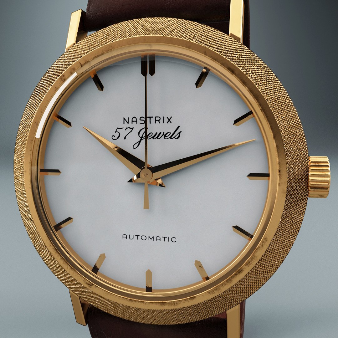 3d John Kennedy Wristwatch Nastrix Model