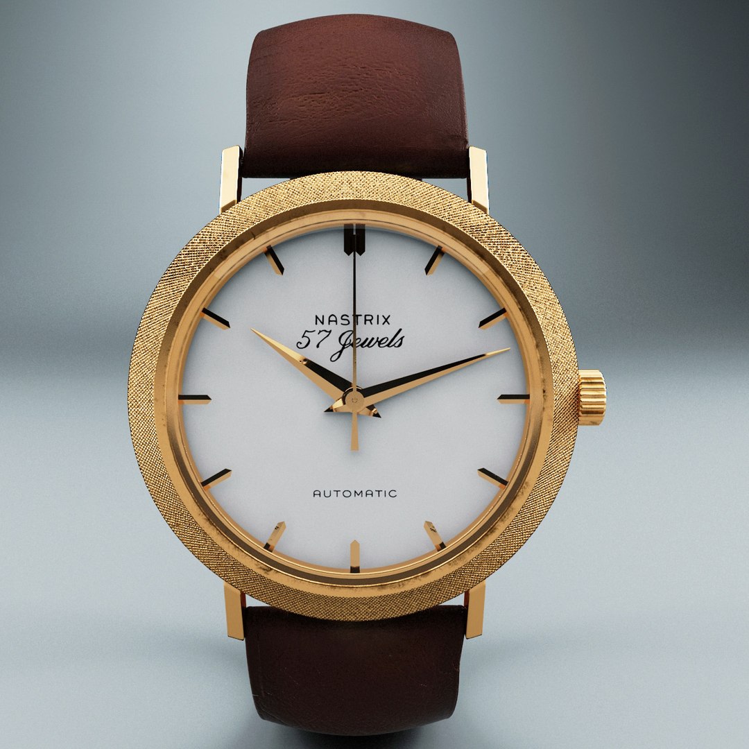 3d John Kennedy Wristwatch Nastrix Model
