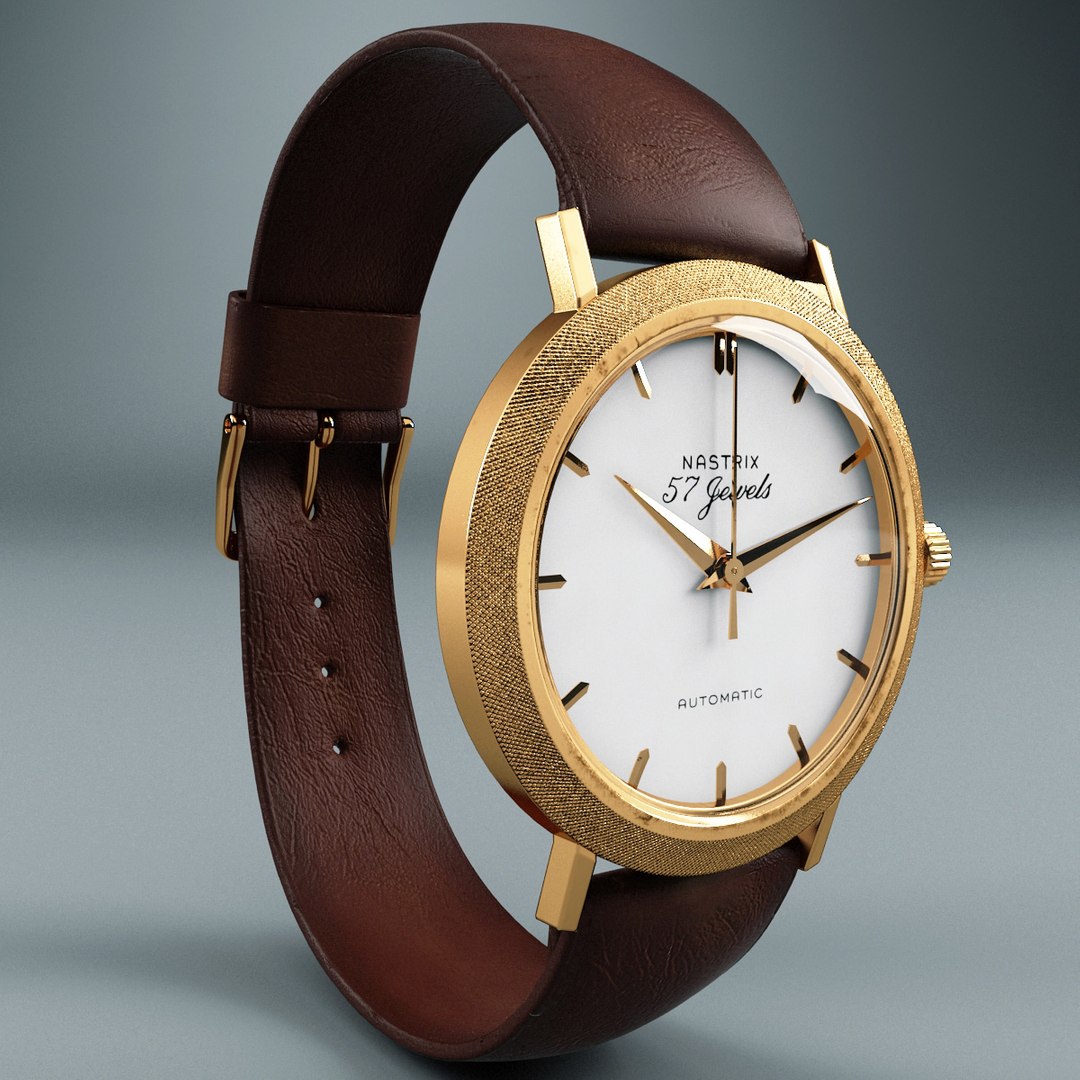 3d John Kennedy Wristwatch Nastrix Model