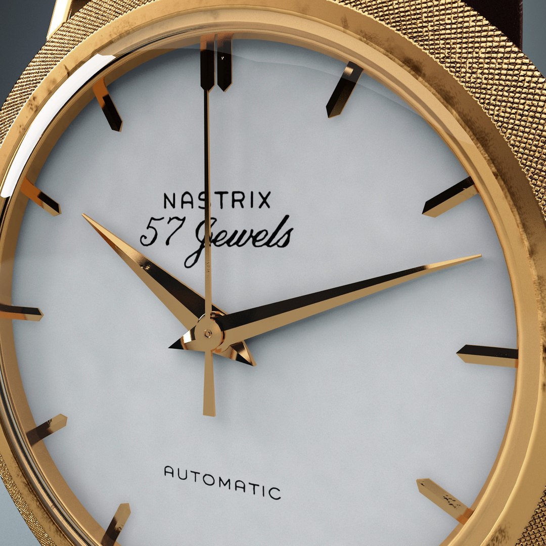 3d John Kennedy Wristwatch Nastrix Model