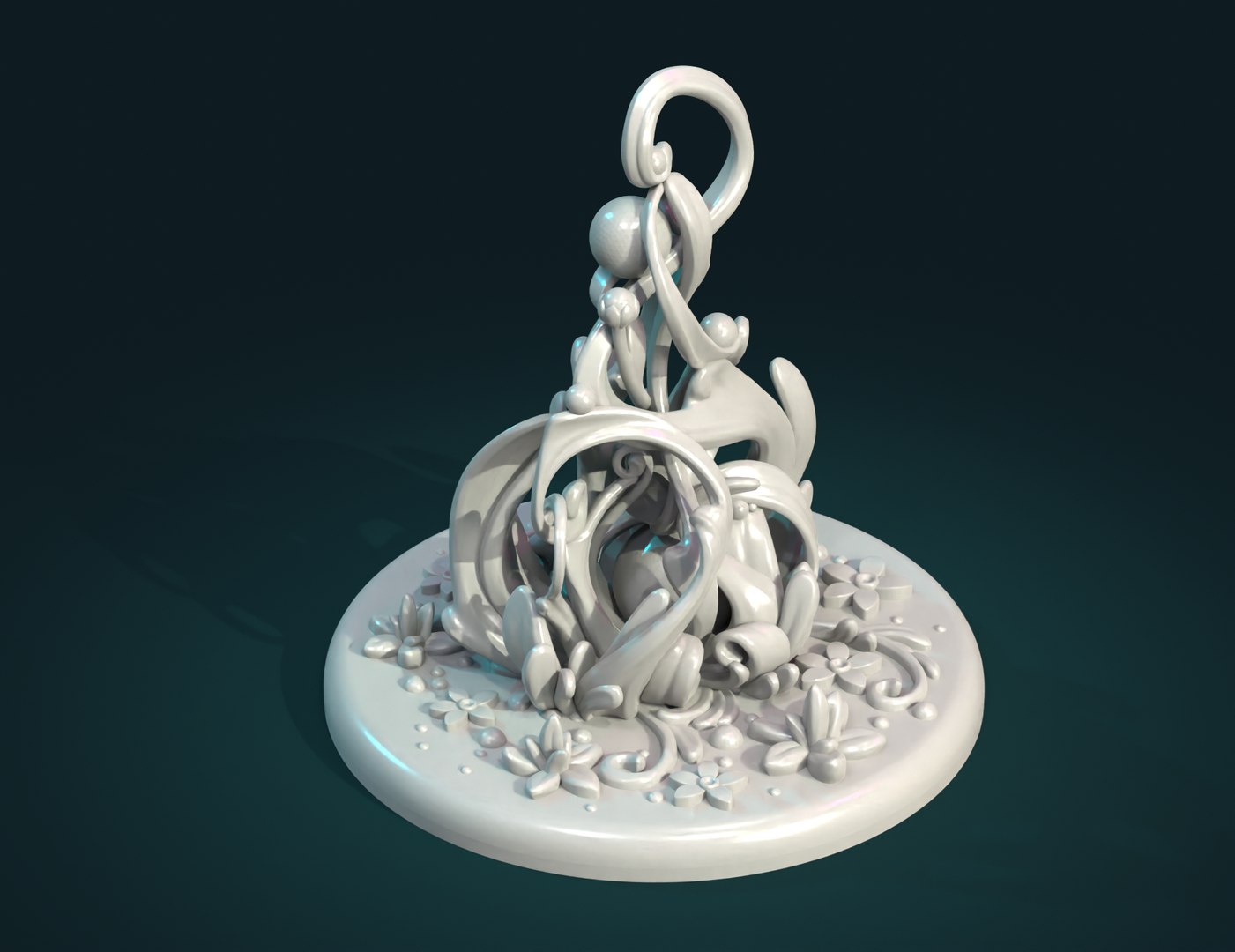 Abstract Plant Sculpture 3D - TurboSquid 1838777