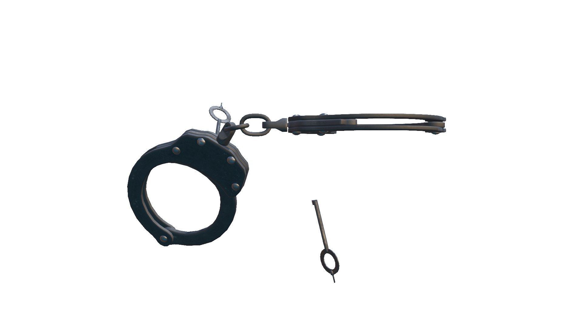 3D Handcuffs Double Lock Steel Police Model - TurboSquid 2375897