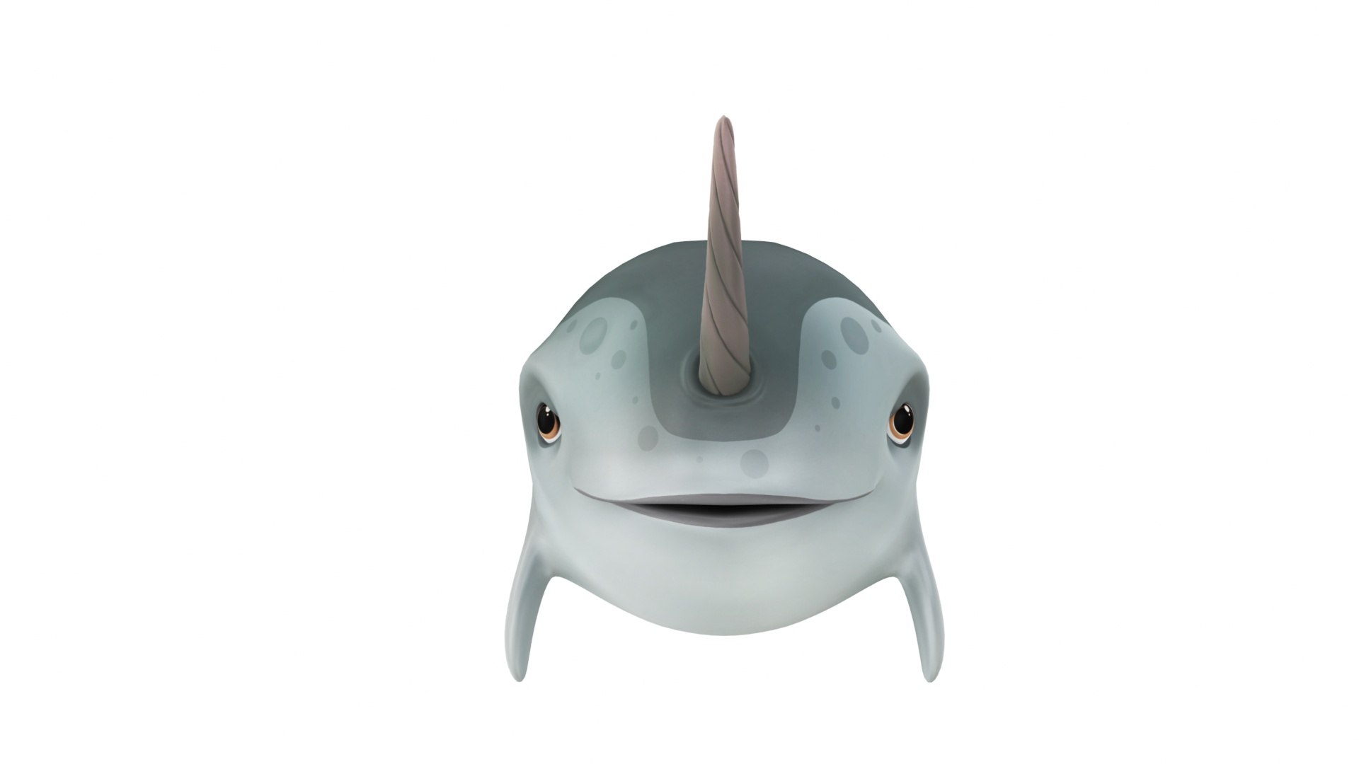 Cartoon Narwhal And Sword Fish 3D - TurboSquid 2095213