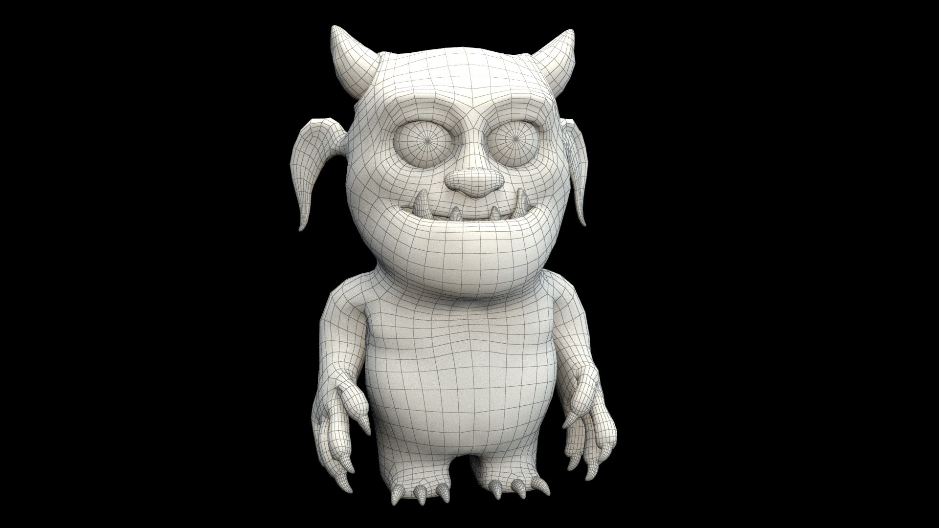 Cartoon Little Devil 3D - TurboSquid 2023557