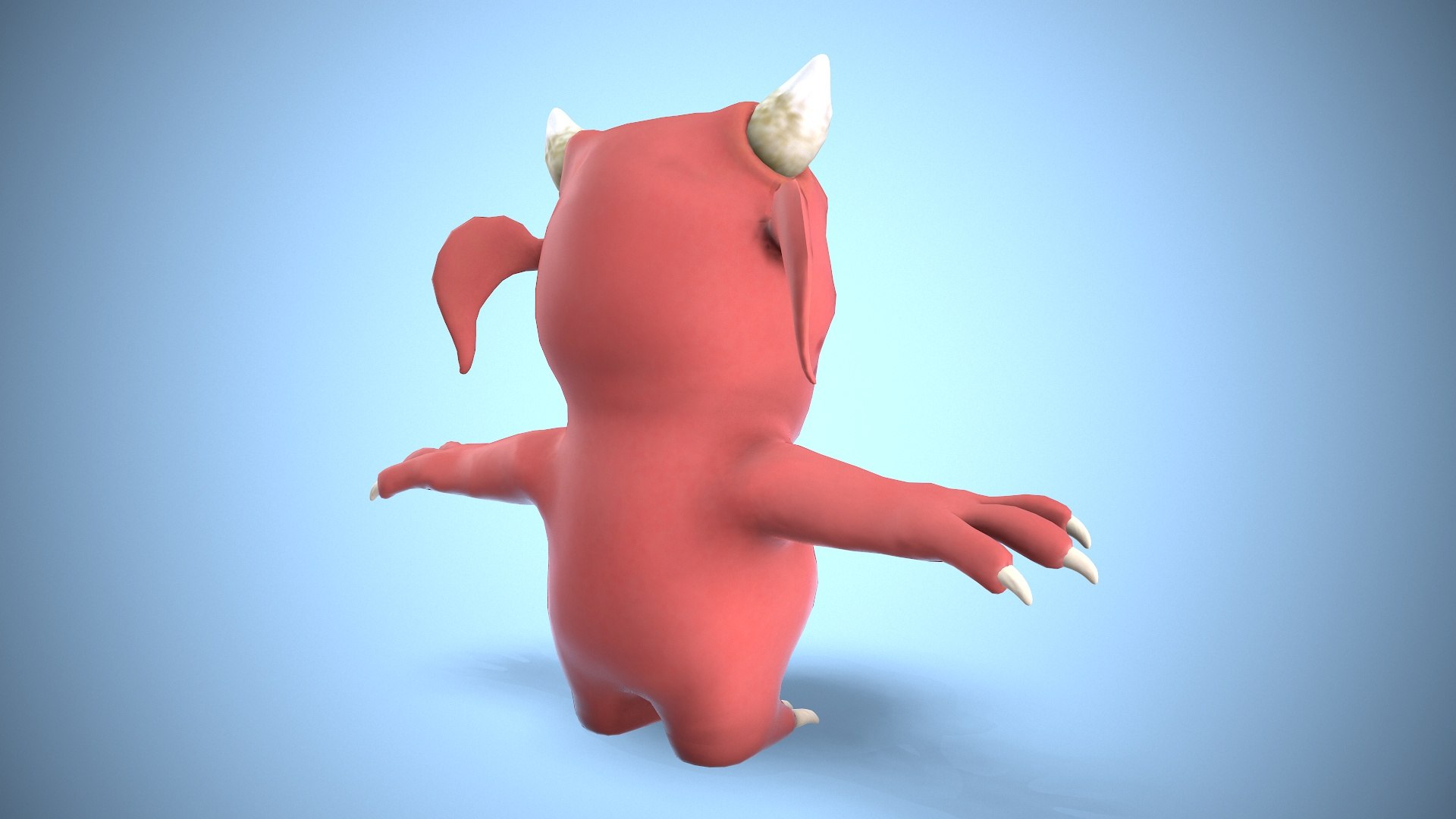 Cartoon Little Devil 3D - TurboSquid 2023557