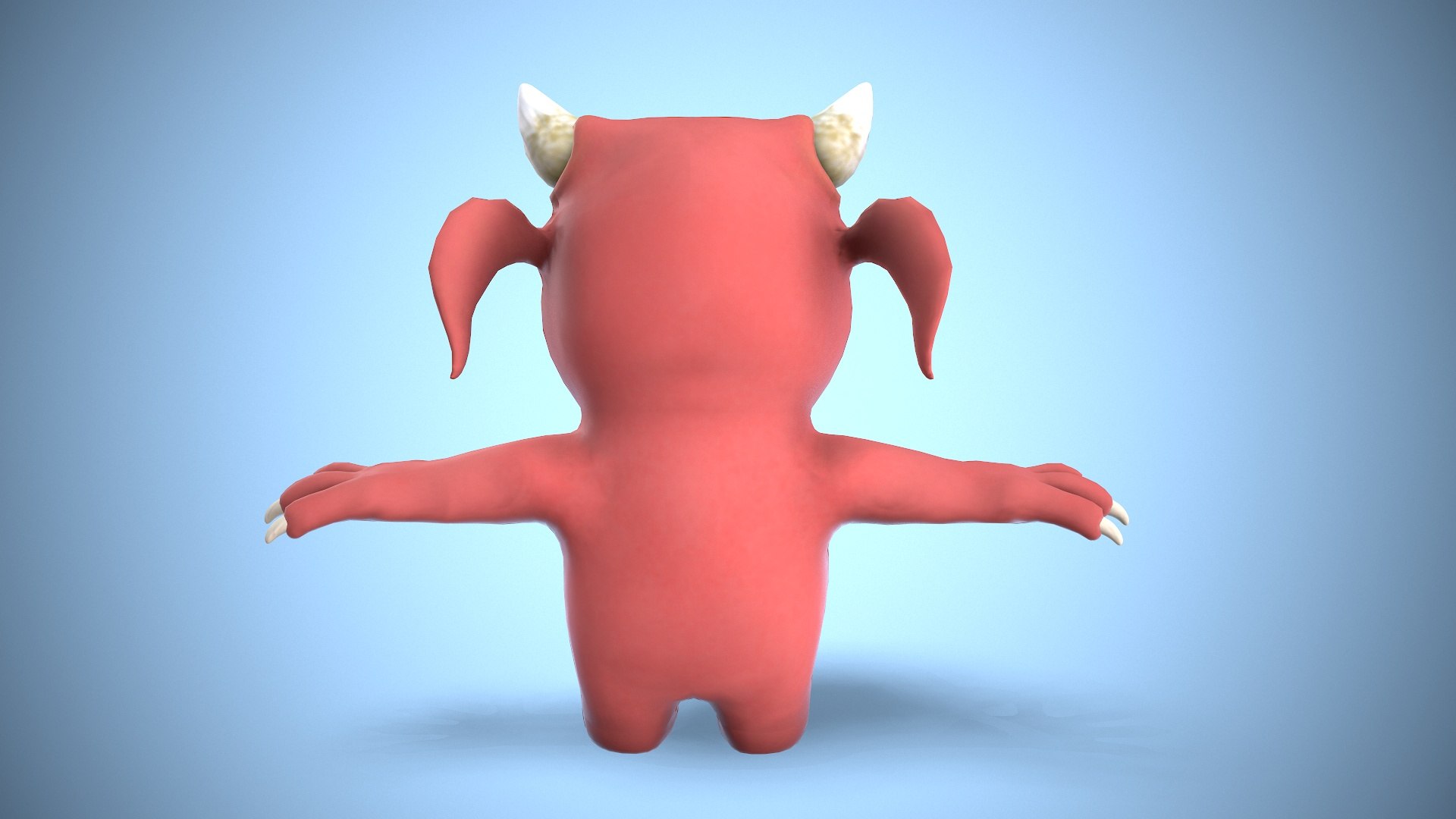 Cartoon Little Devil 3D - TurboSquid 2023557