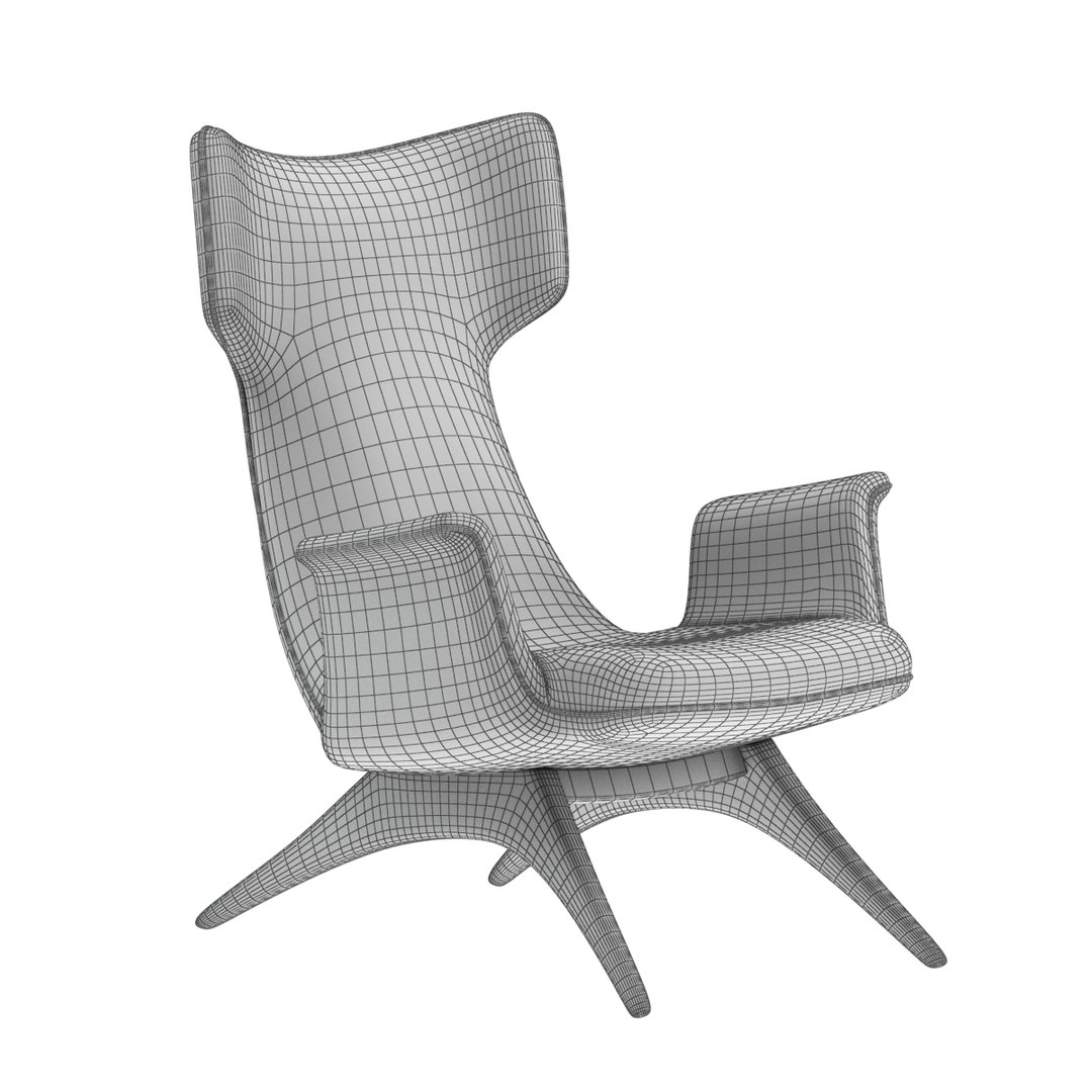 3D Vladimir Kagan Ondine Model - TurboSquid 1504340