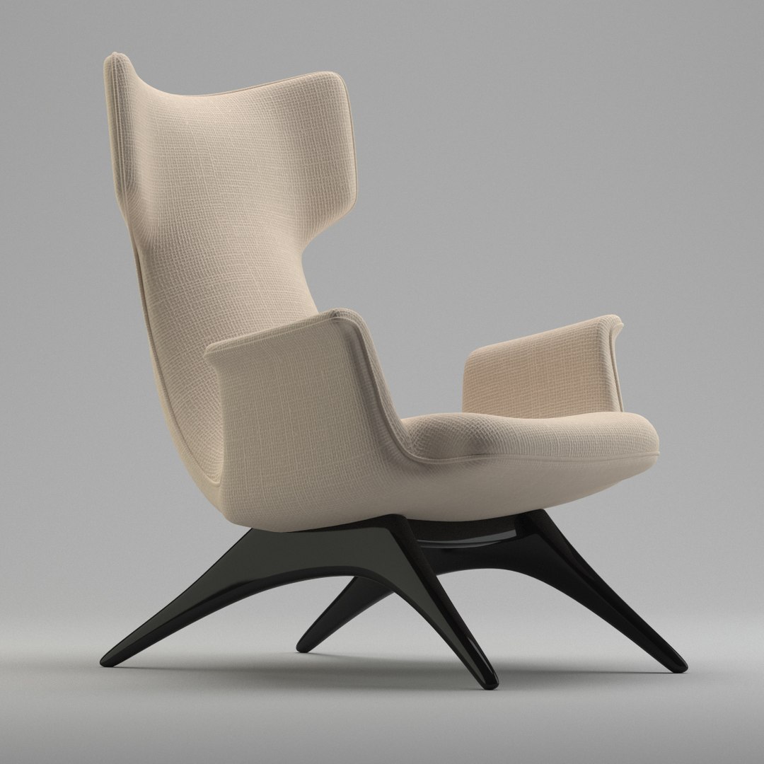 3D Vladimir Kagan Ondine Model - TurboSquid 1504340