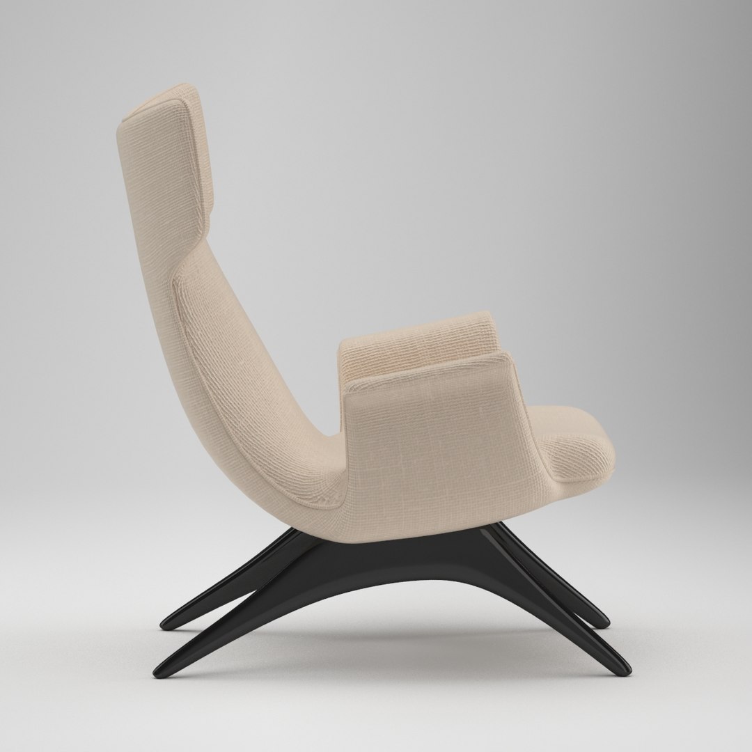 3D Vladimir Kagan Ondine Model - TurboSquid 1504340