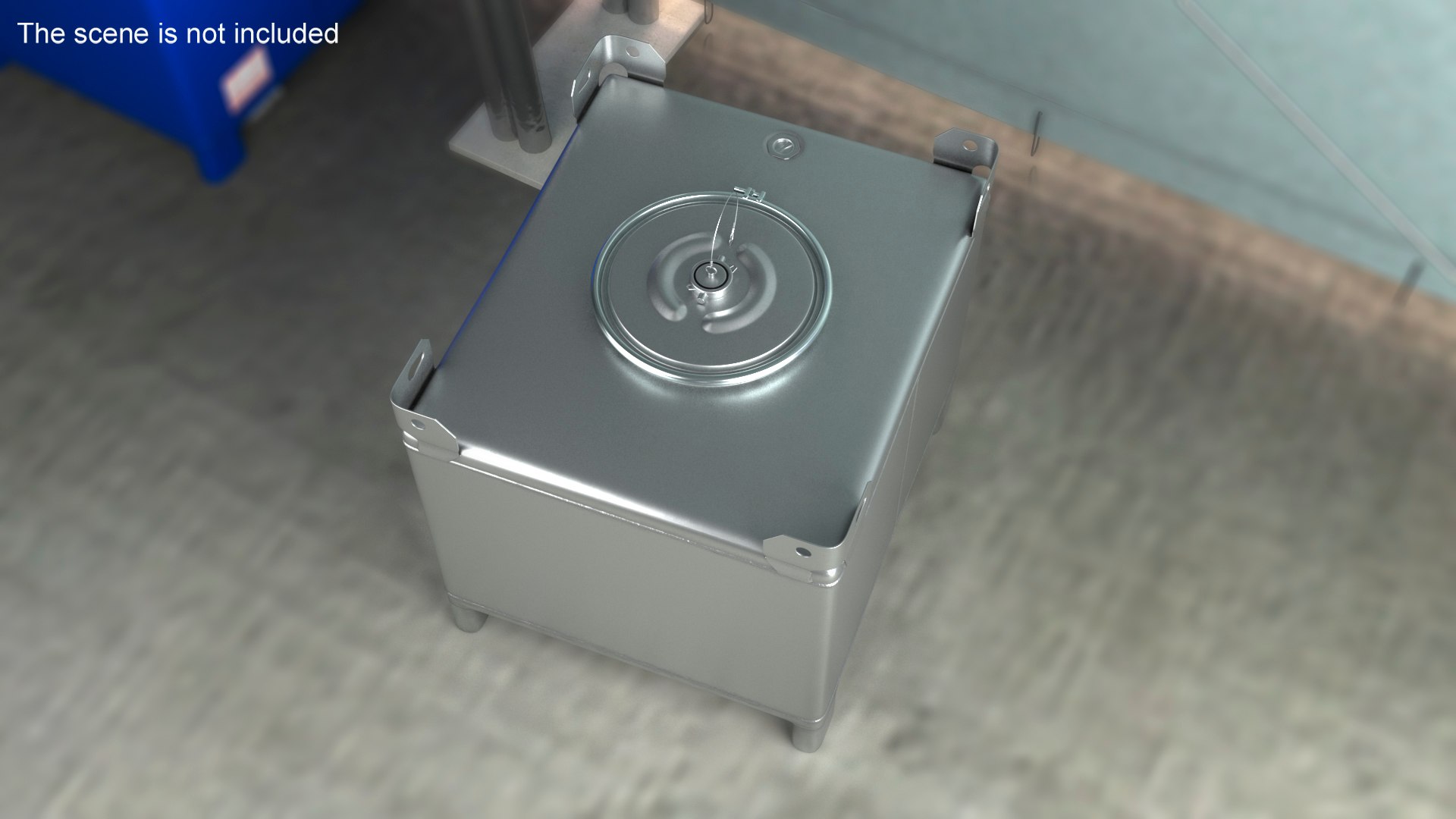 180 Gallon IBC Stainless Steel Tank 3D - TurboSquid 2169783