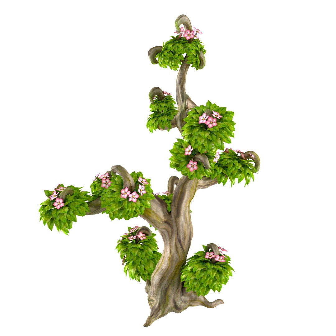 Cartoon Tree Model - TurboSquid 1242557