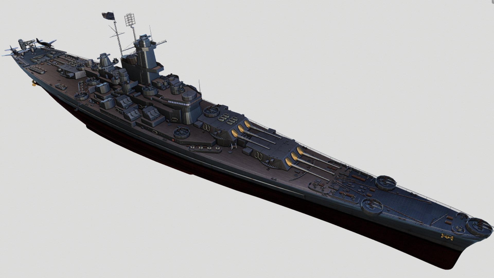 Battleship 3D Model - TurboSquid 1897337