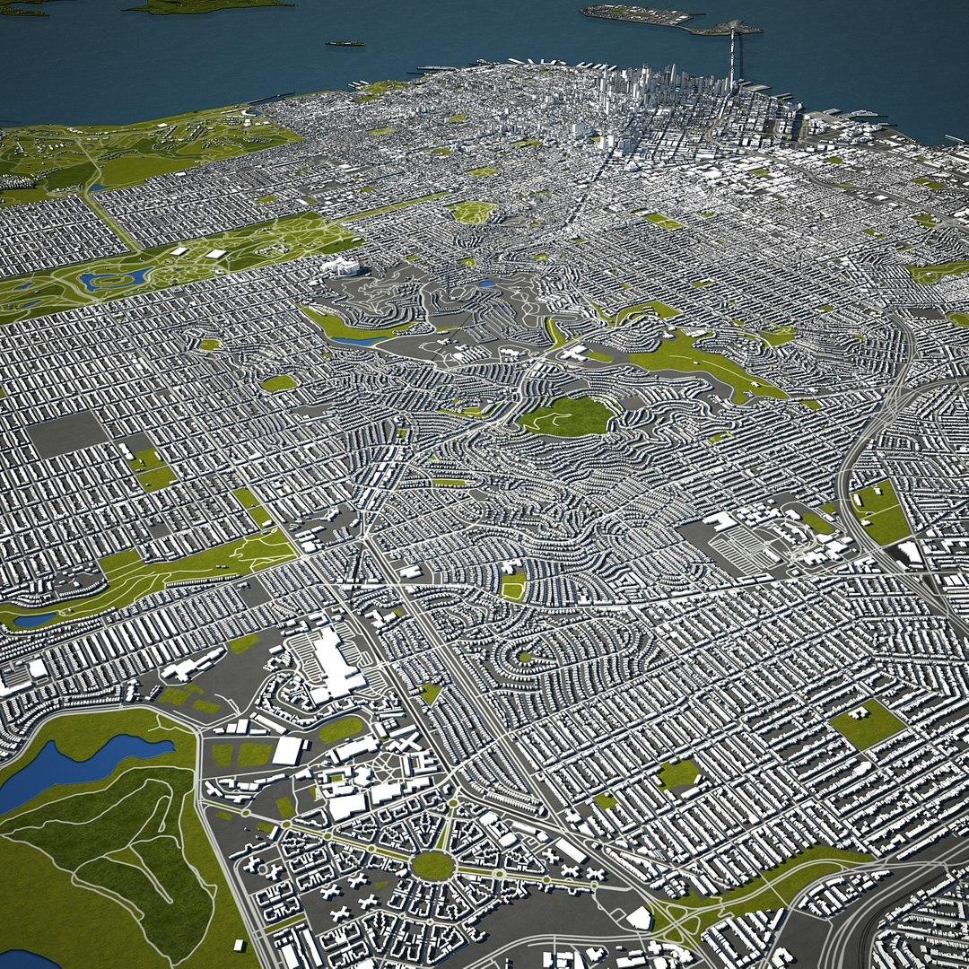 San Francisco Complete Model - TurboSquid 1415190