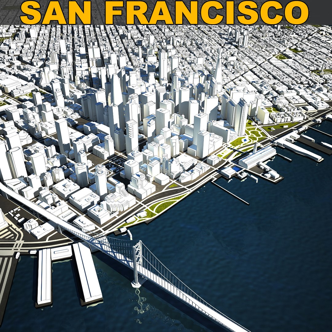 San Francisco Complete Model - TurboSquid 1415190