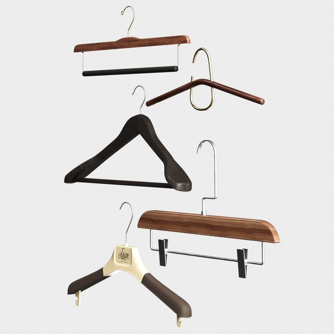 3D Hanger Set Model - TurboSquid 1707071