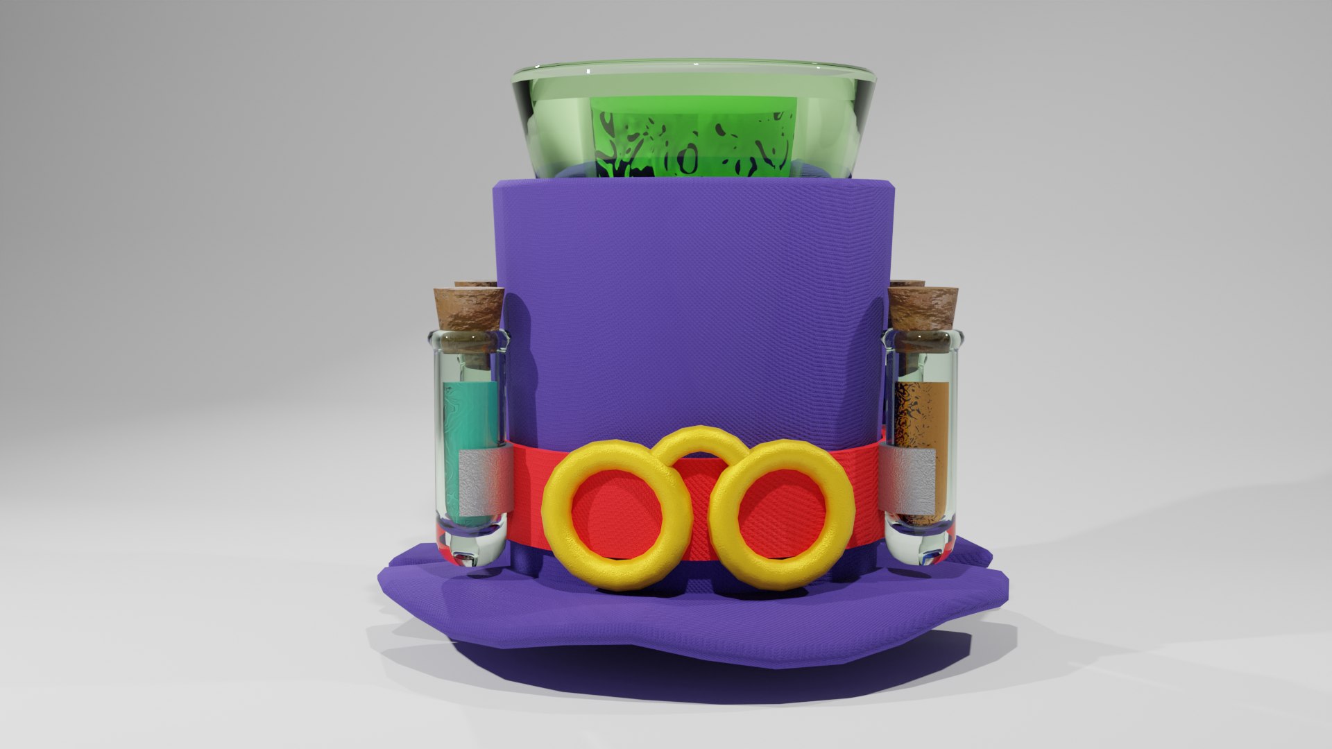 3D model Alchemist Hat in cartoon style - TurboSquid 1947306