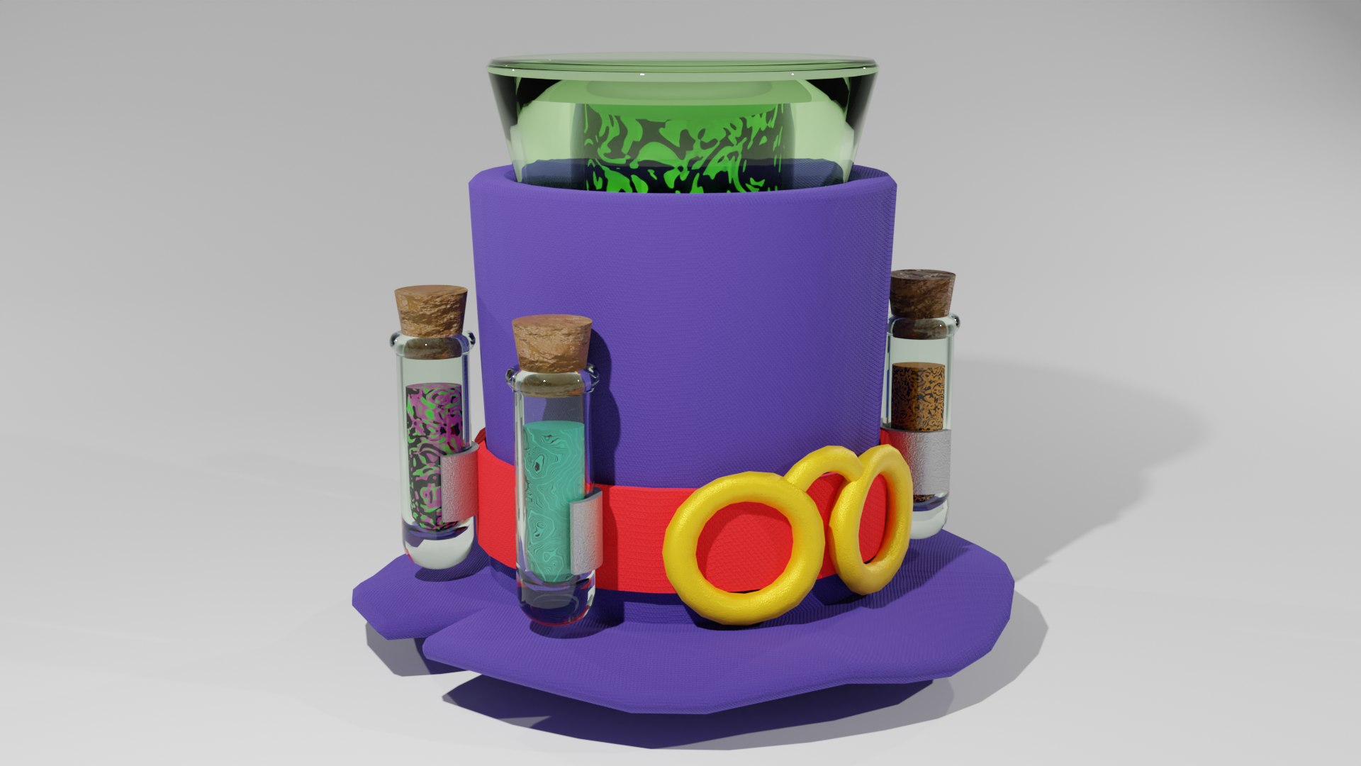 3D model Alchemist Hat in cartoon style - TurboSquid 1947306