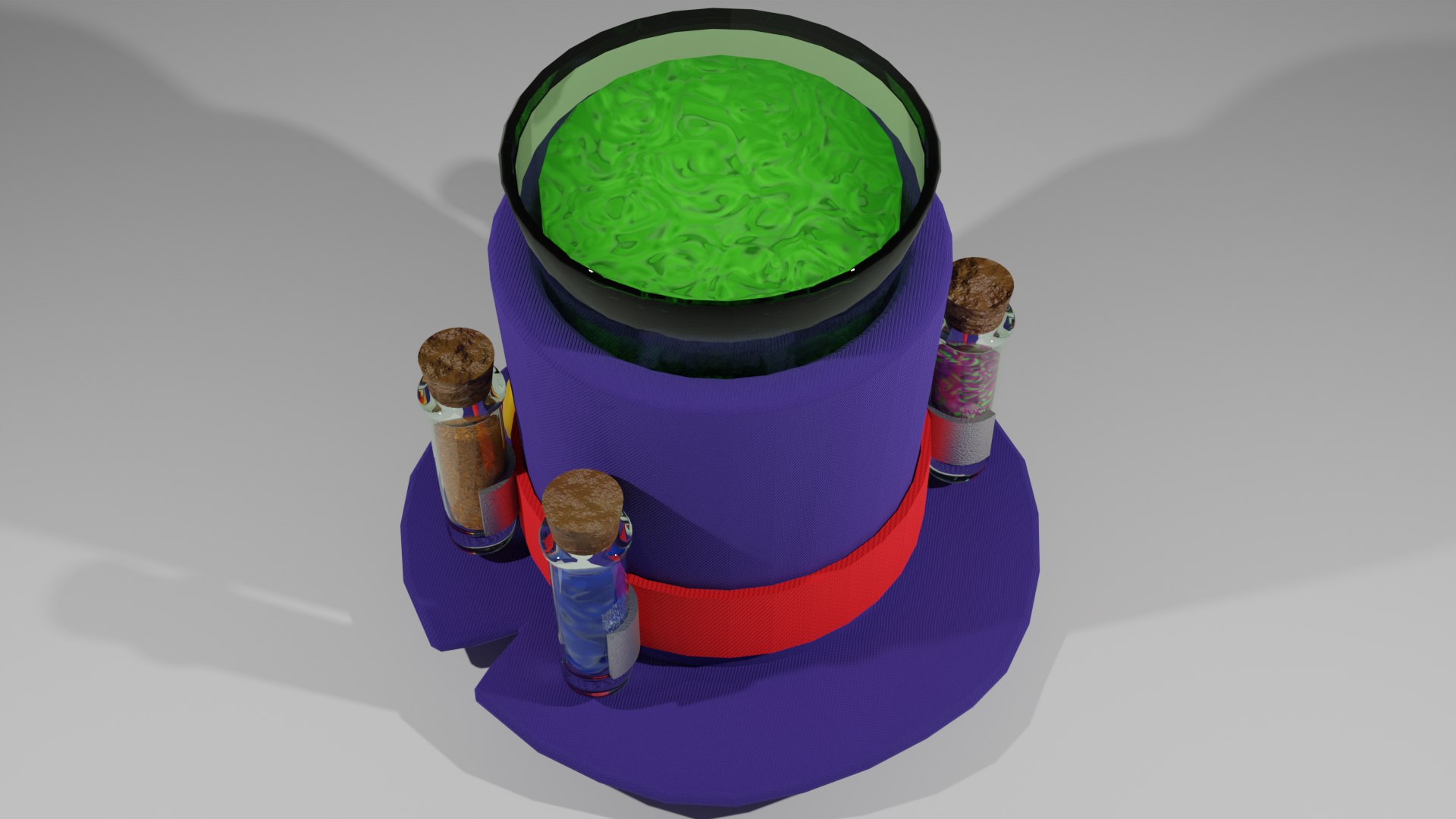 3D Model Alchemist Hat In Cartoon Style - TurboSquid 1947306