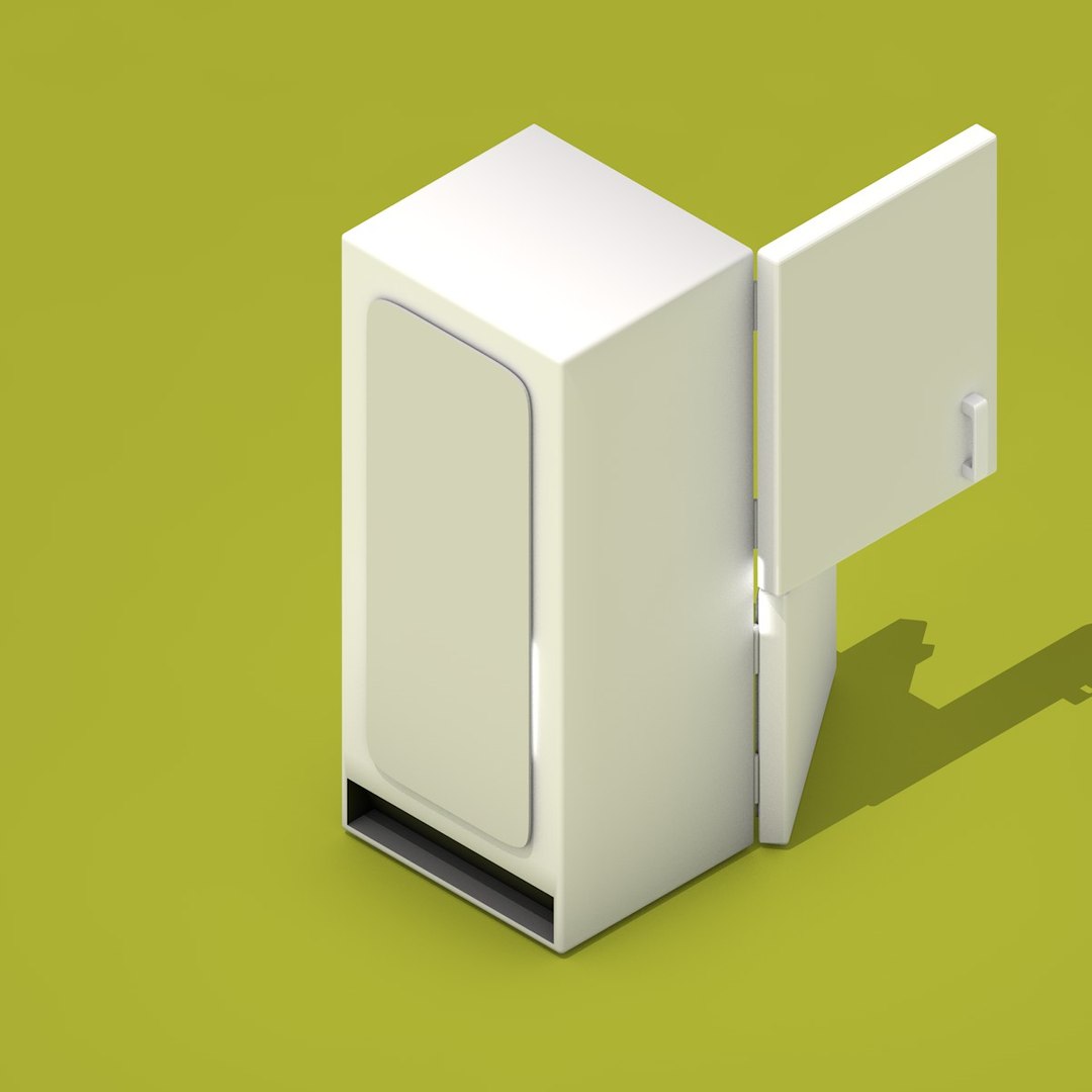 3D Fridge Freezer Model - TurboSquid 1297884