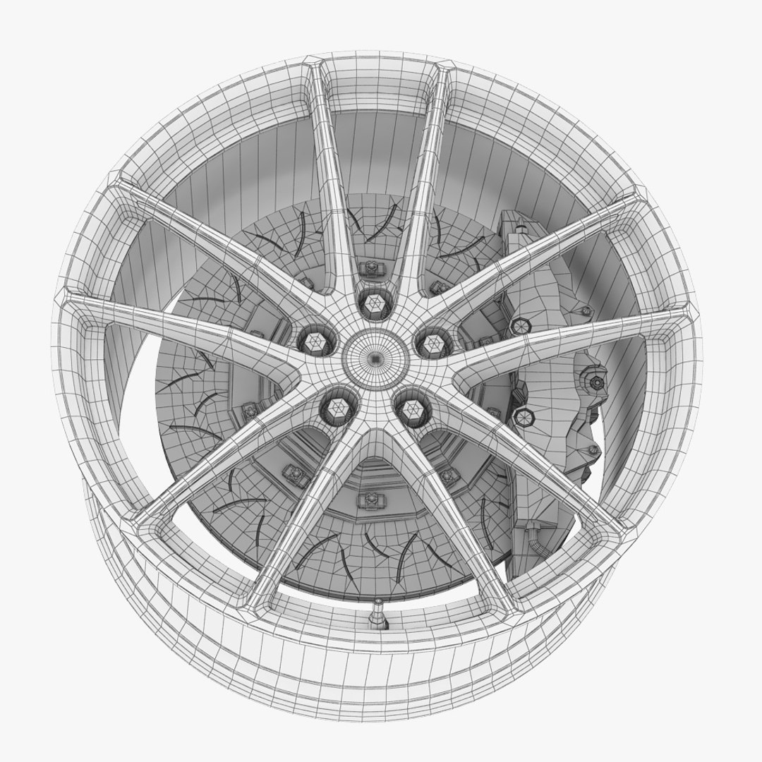 Hre Wheel P1 Series 3d Max