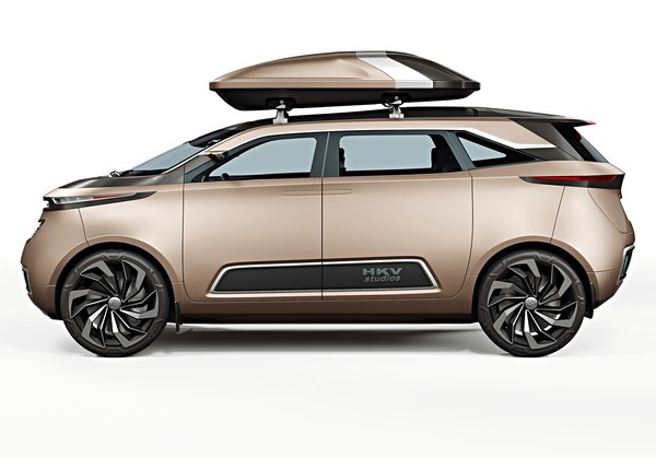 modelo 3d Minivan futurista genérico - TurboSquid 1929807