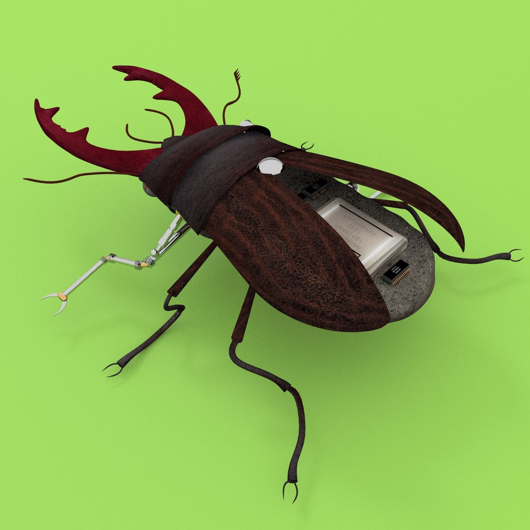 3D beetle robot - TurboSquid 1286640