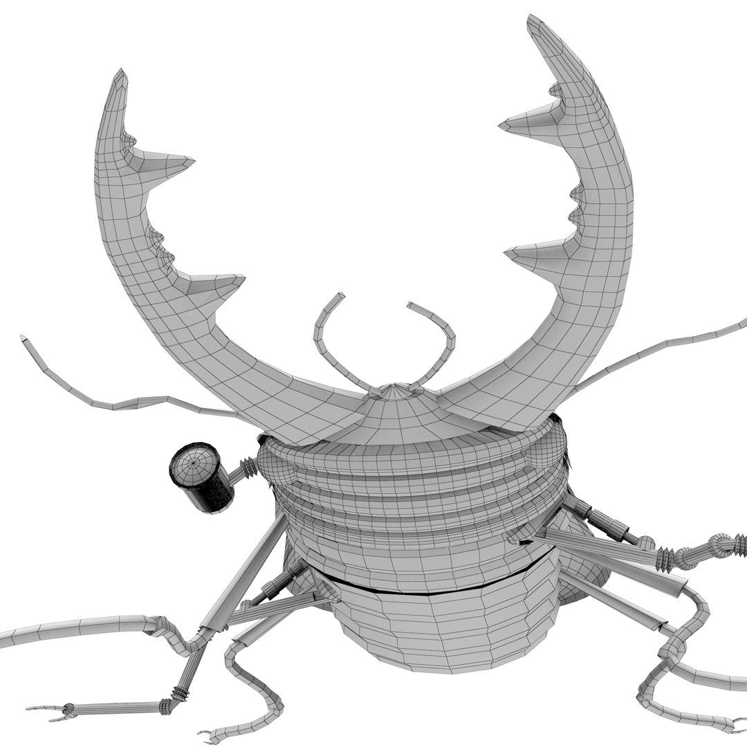3D beetle robot - TurboSquid 1286640