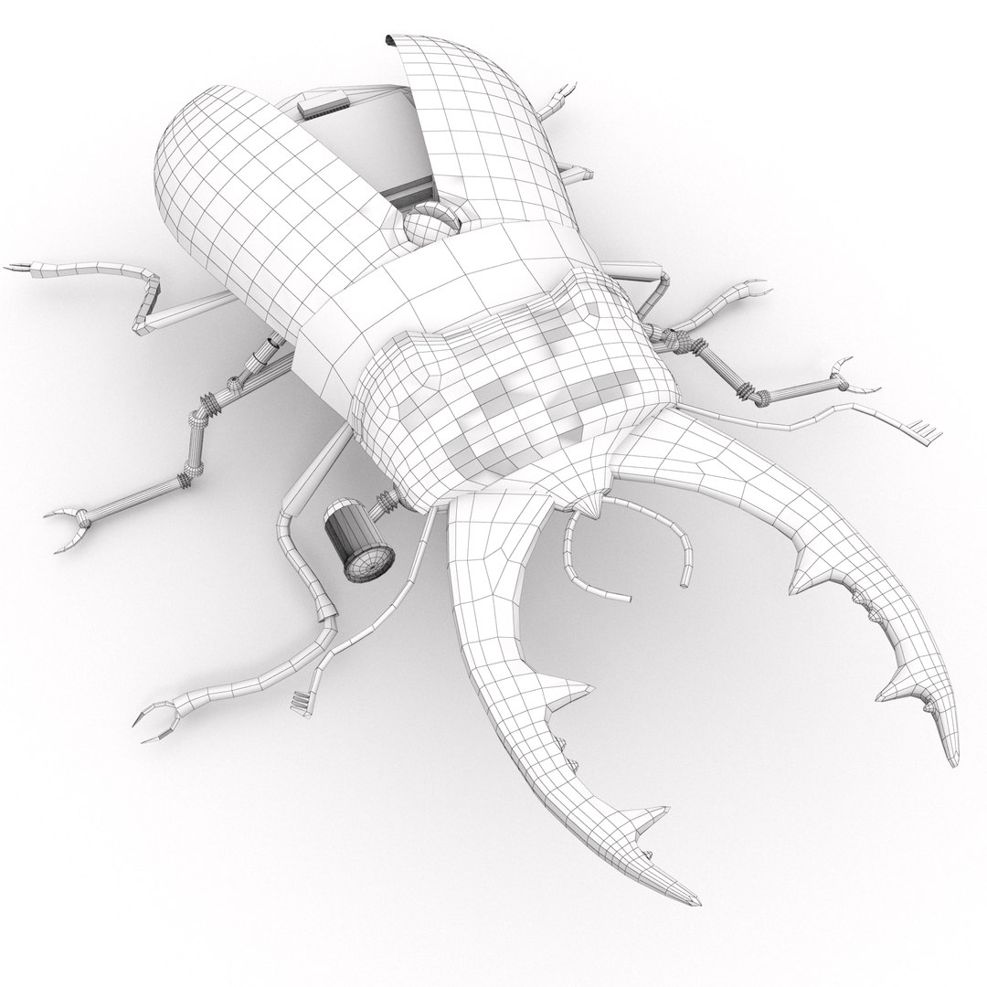 3D beetle robot - TurboSquid 1286640