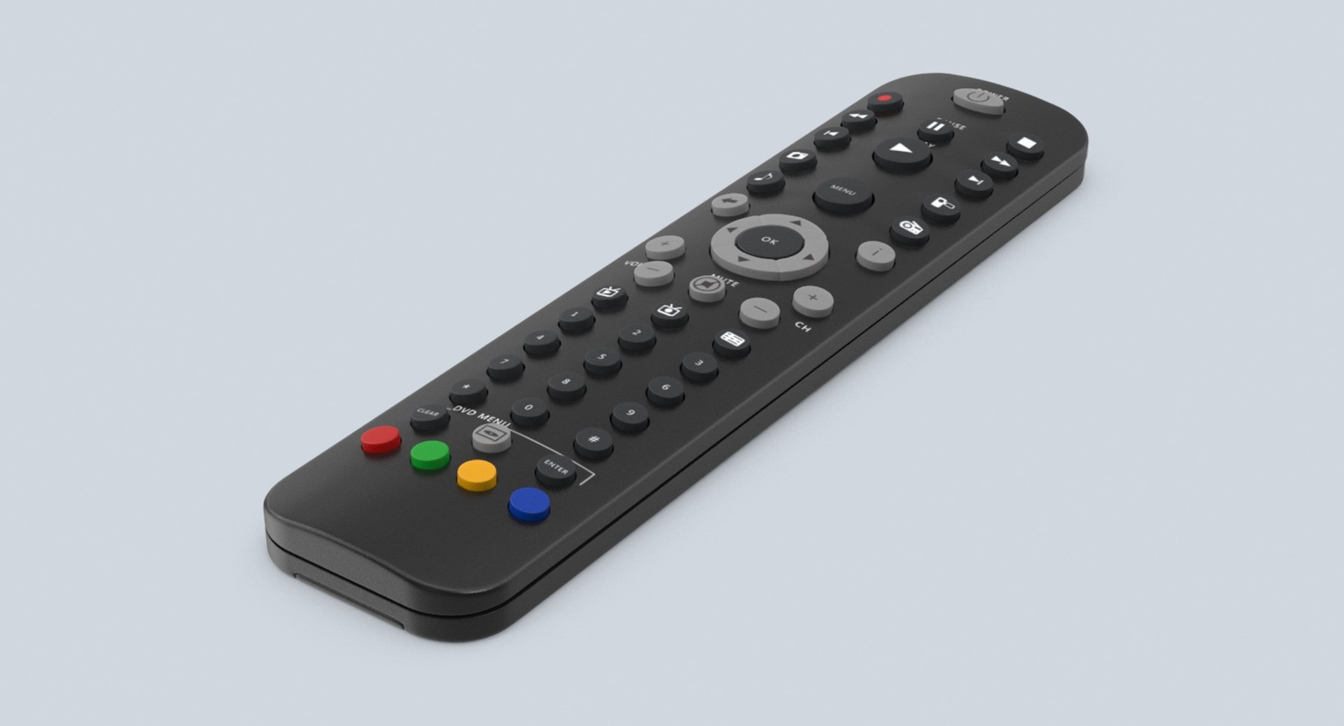 3d model of remote control