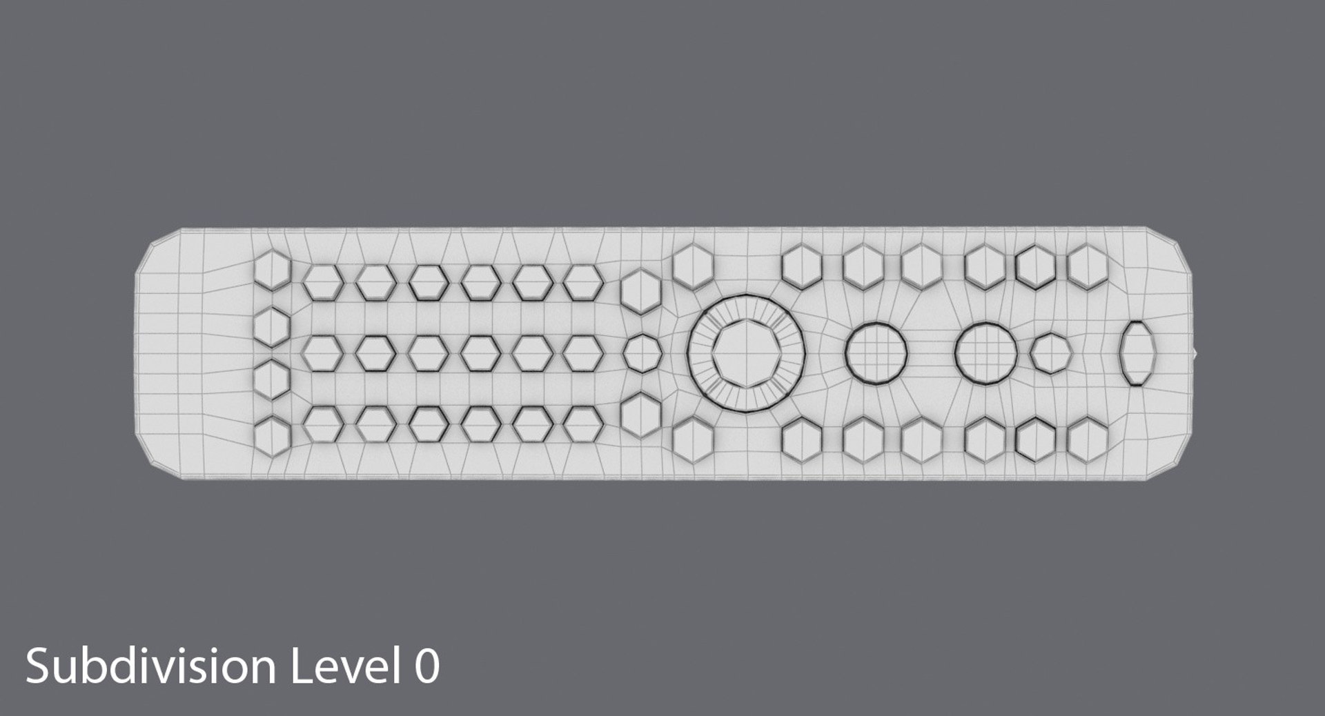 3d model of remote control