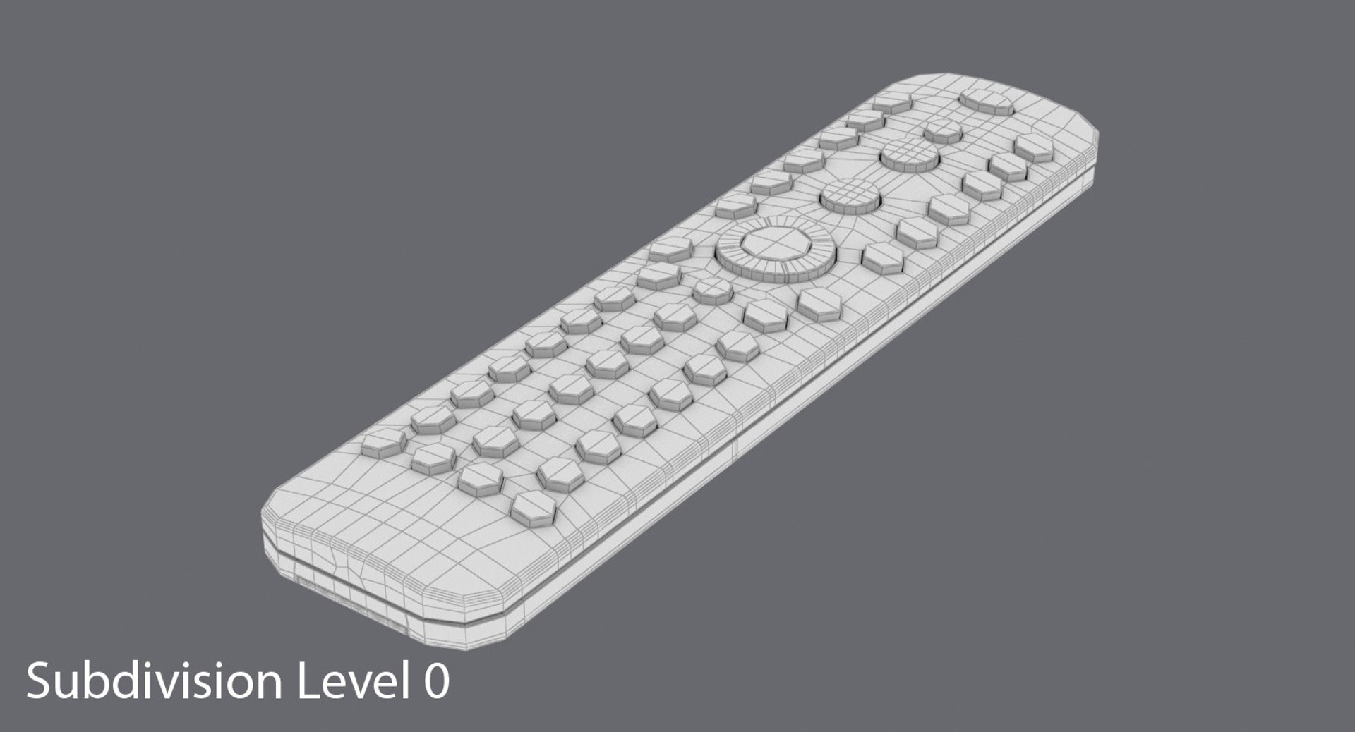 3d model of remote control