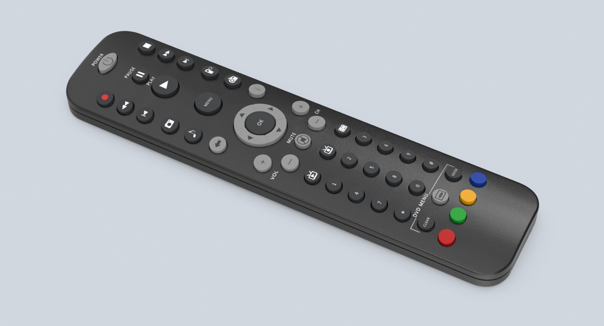 3d model of remote control