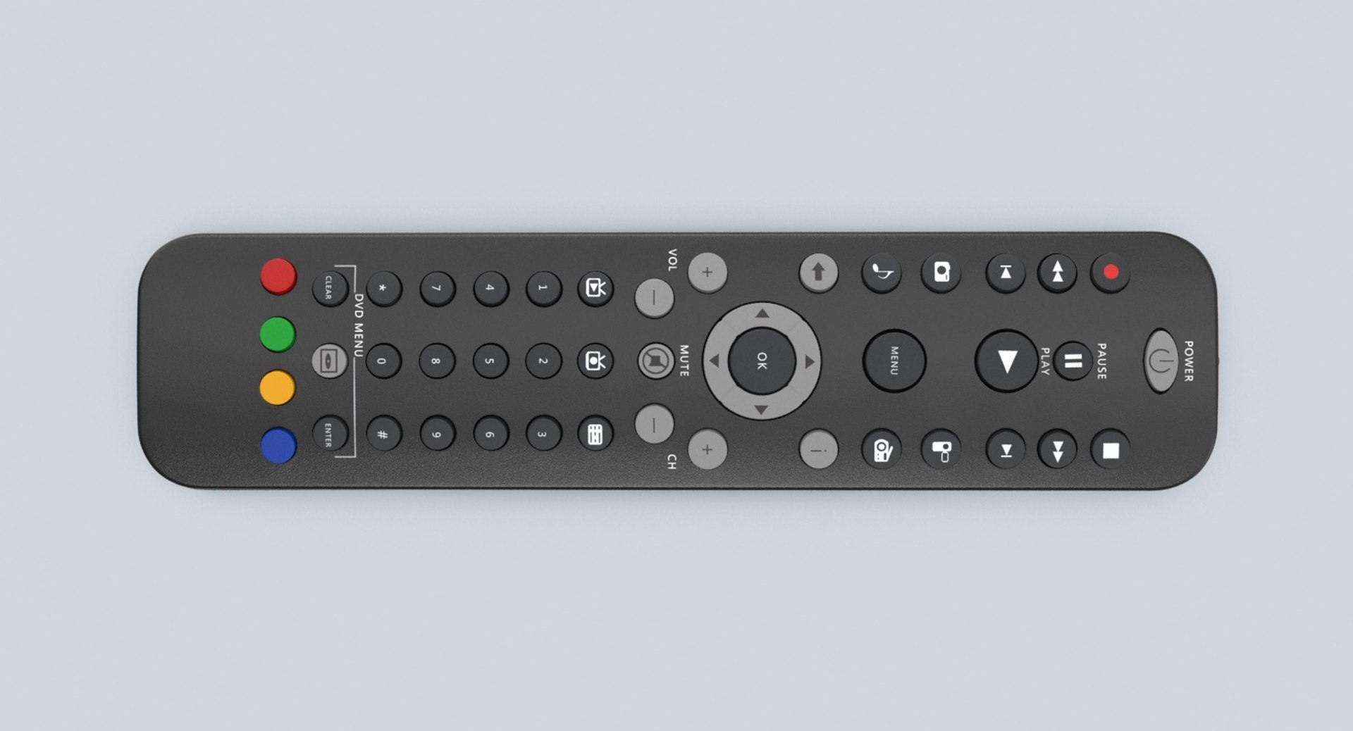 3d model of remote control