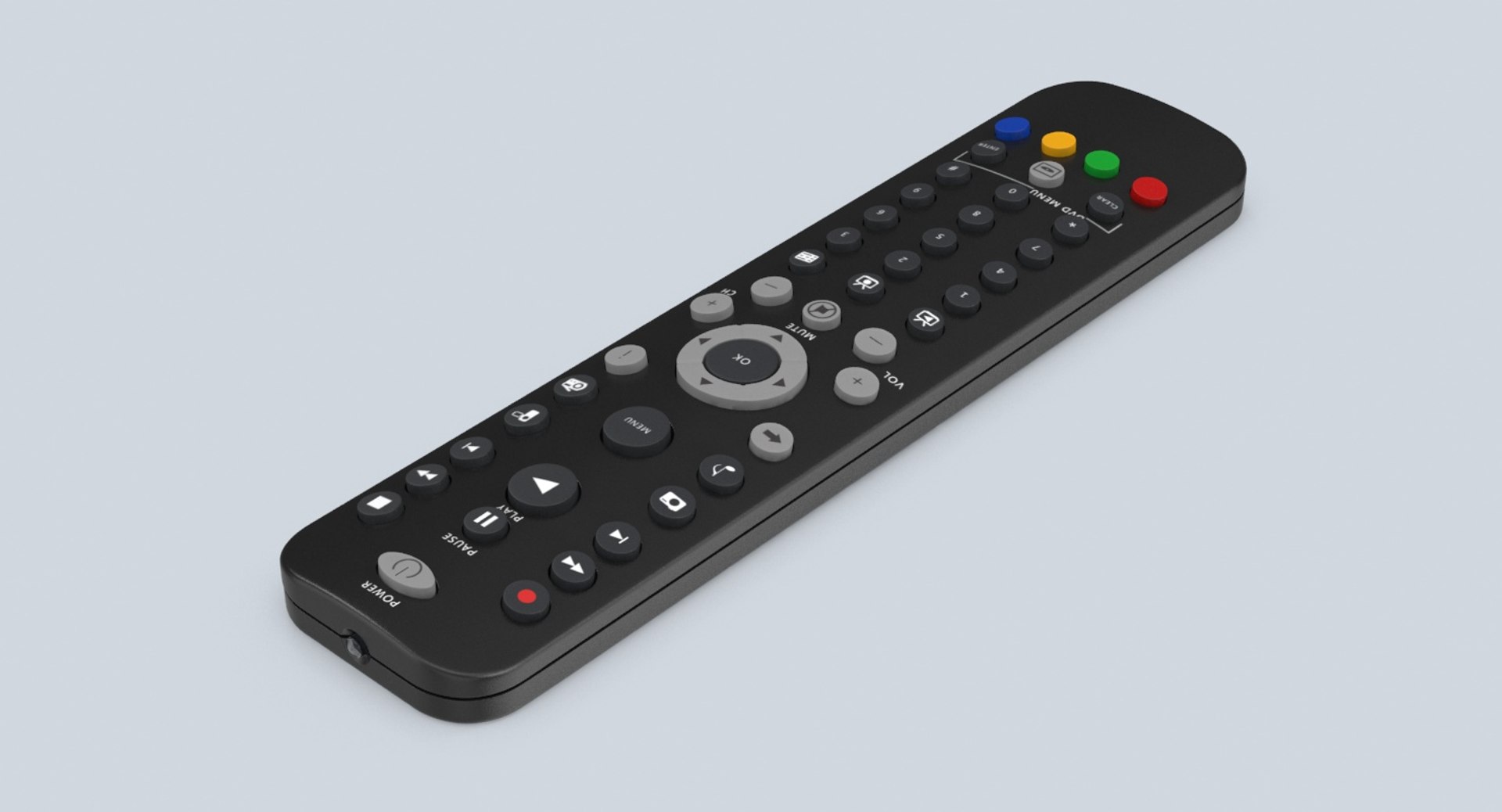 3d model of remote control
