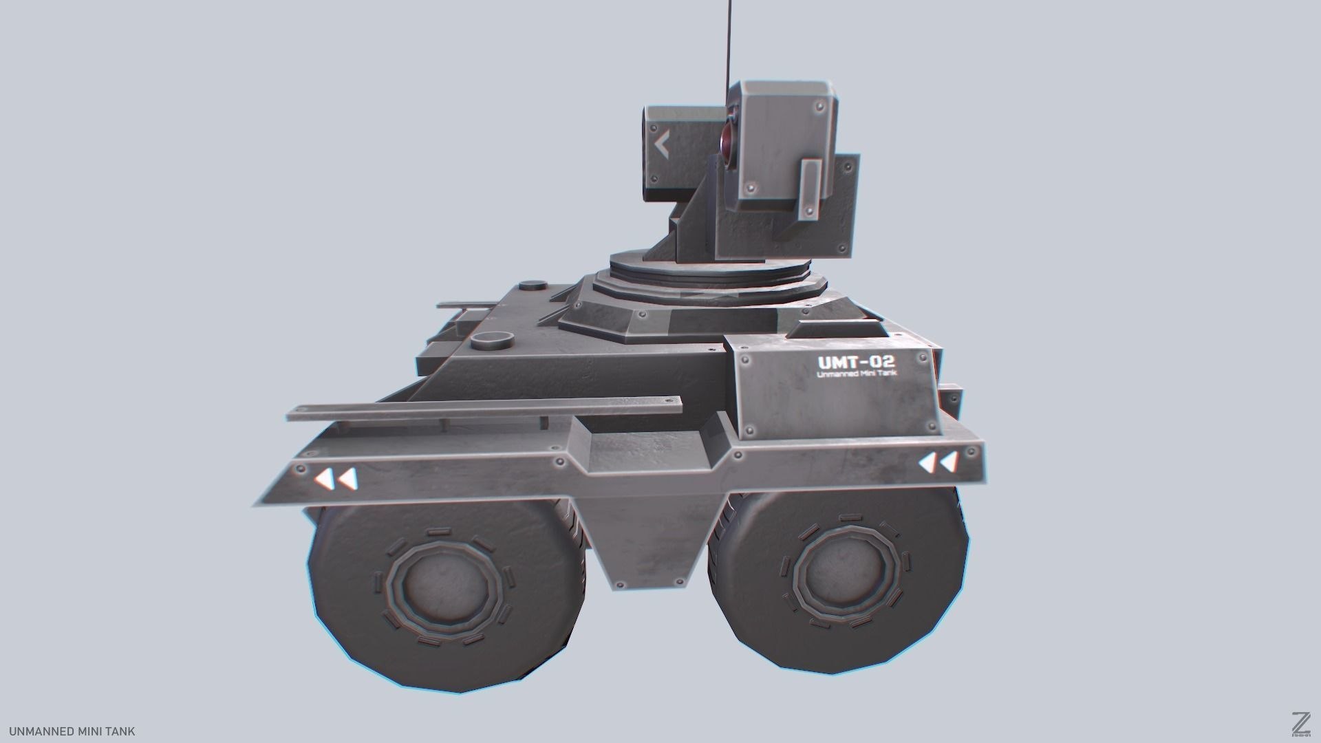 Unmanned Mini Tank 3D Model - TurboSquid 2159215