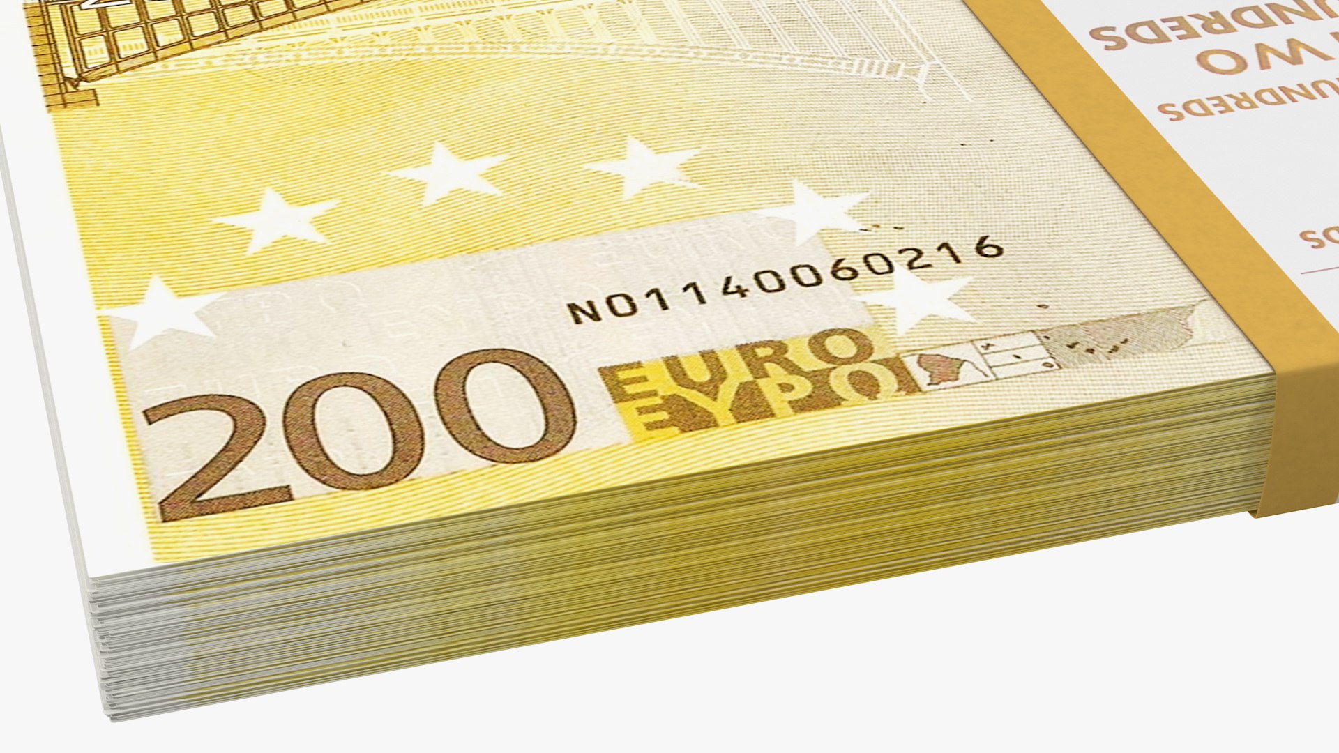 200 Euro Banknotes 3D Model - TurboSquid 1443276
