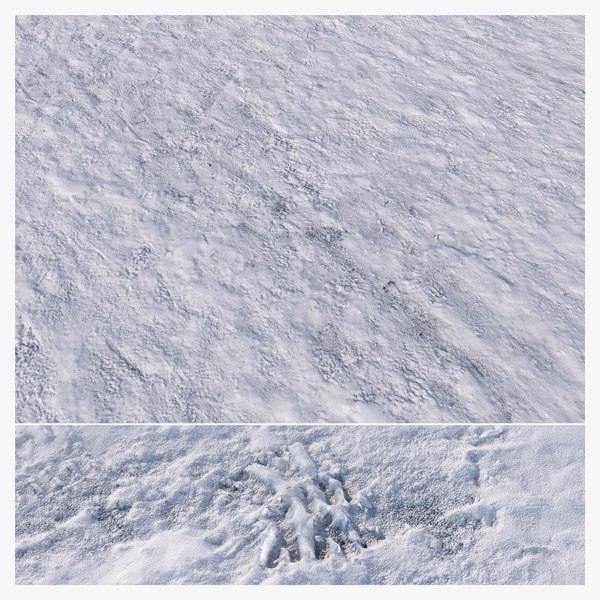 3D 8k seamless snow square material 03 model - TurboSquid 2013214