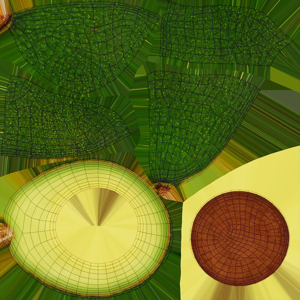 3D Avocado - TurboSquid 1855430