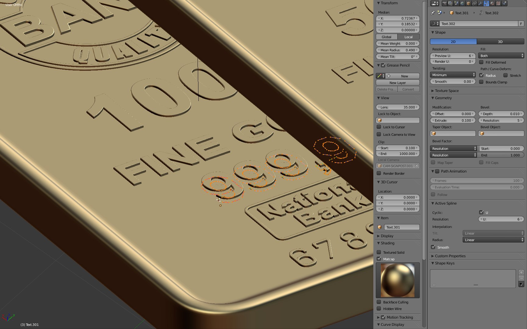 3D Gold Bar Model - TurboSquid 1373501
