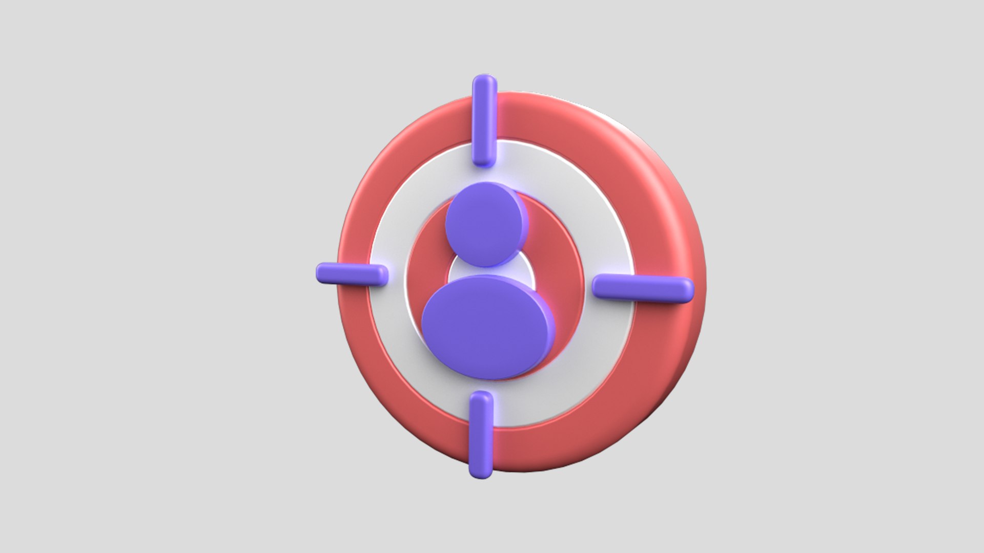 Target Contact Low-poly Icon 3D Model - TurboSquid 1918864