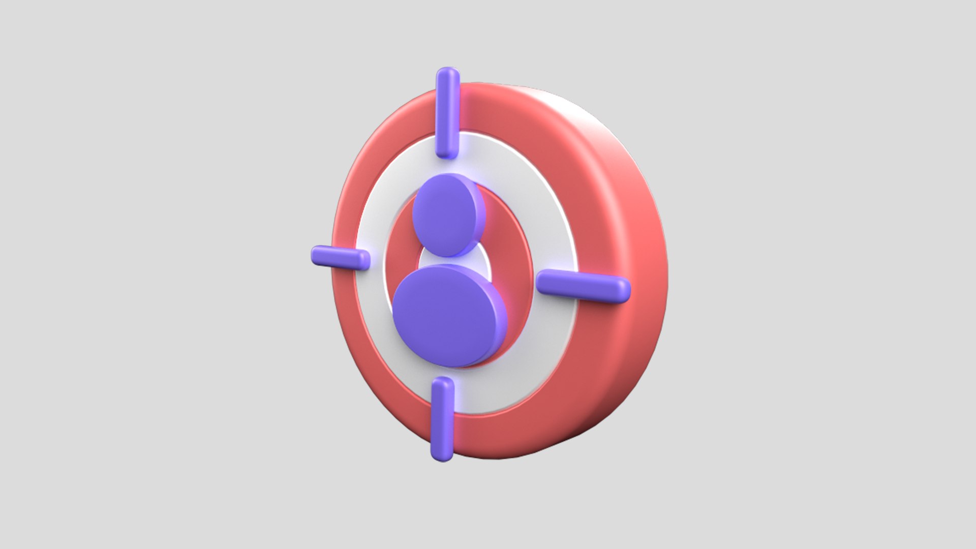 Target Contact Low-poly Icon 3D Model - TurboSquid 1918864