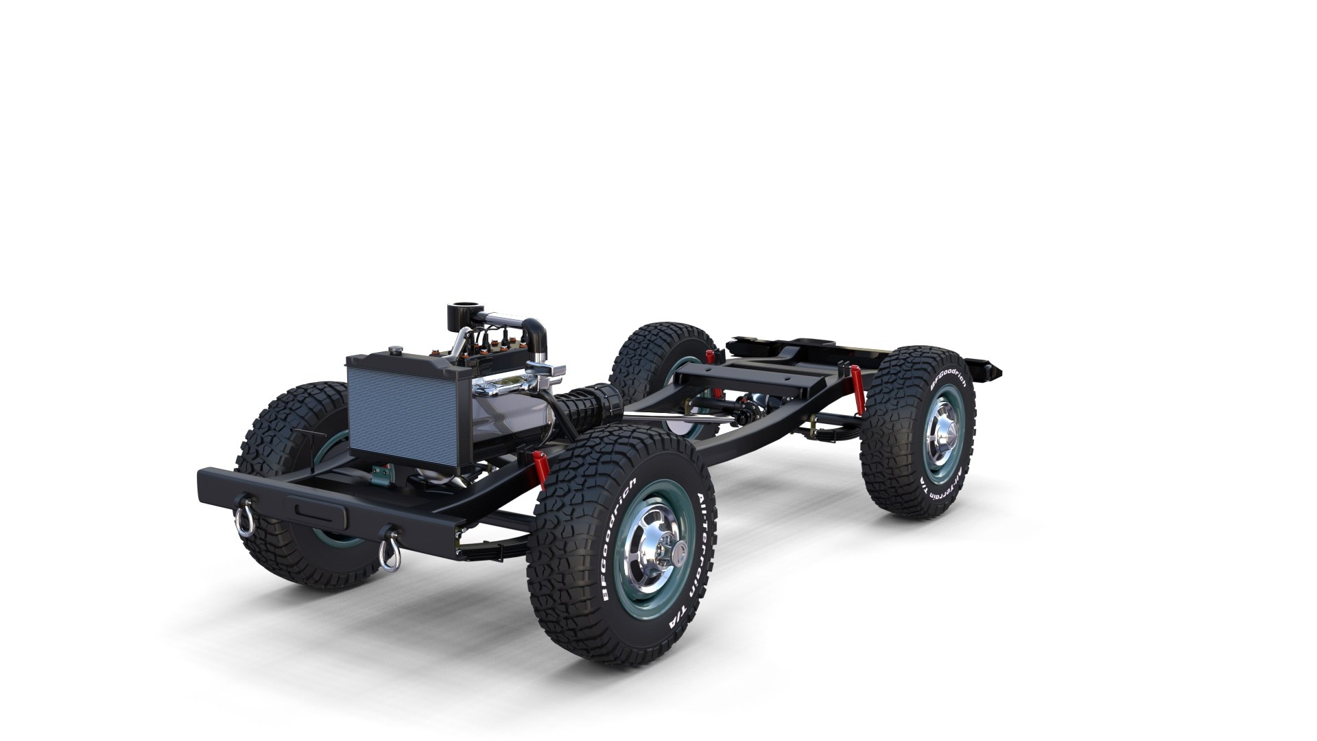 3D Model Offroad Vehicle Chassis - TurboSquid 1281081