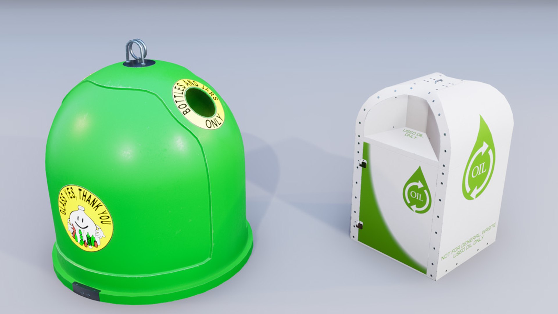Contains urban recycling 3D model - TurboSquid 1601536