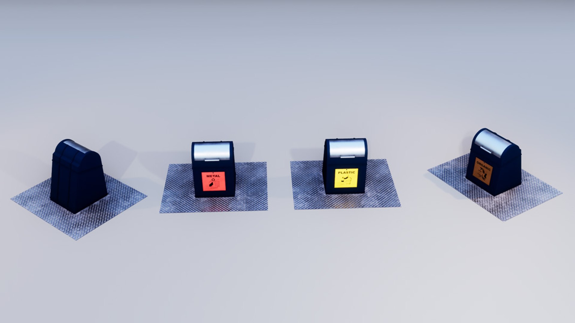 Contains urban recycling 3D model - TurboSquid 1601536