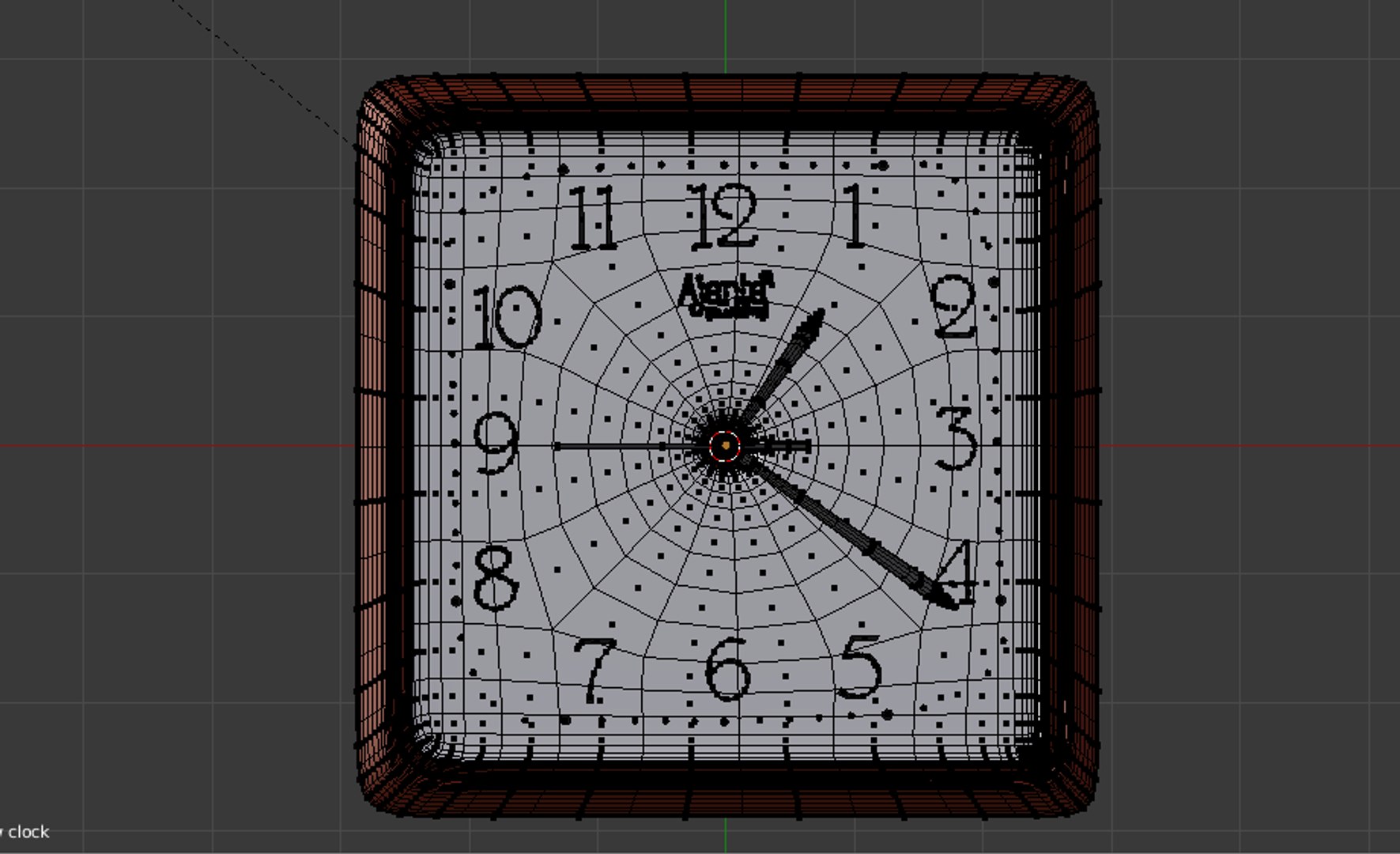 Wall Clock Model - TurboSquid 1376426